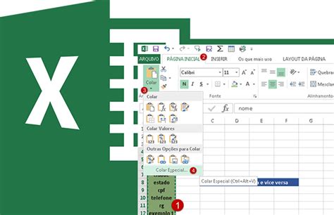 Passando Dados De Uma Coluna Para Uma Linha E Vice Versa No Excel