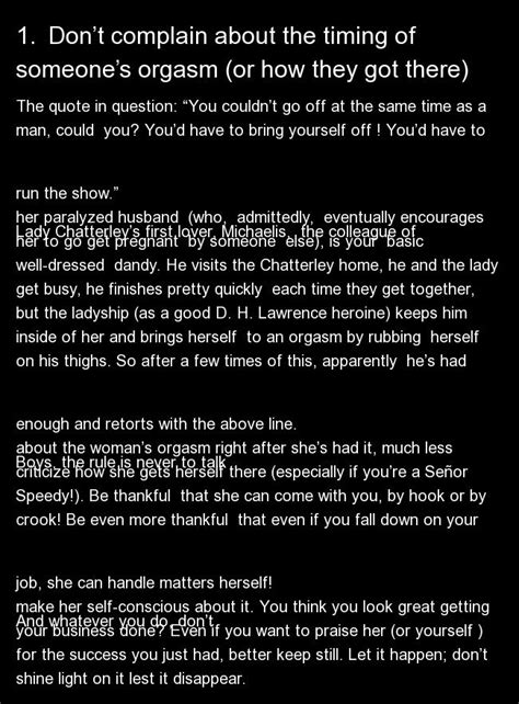 Ten Things Not To Say After Sex According To Lady Chatterley S Lover Excerpt Huffpost