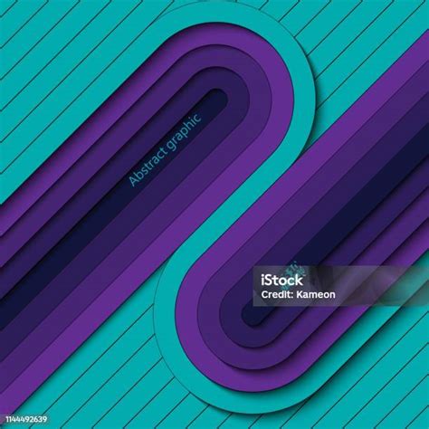 3d 줄무늬가 있는 현대적이 고 밝은 배경 Eps10 벡터 일러스트 0명에 대한 스톡 벡터 아트 및 기타 이미지 0명 3차원 형태 개념 Istock