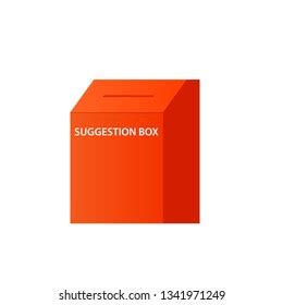 Suggestion Box Icon Clipart Image Isolated Stock Vector Royalty Free