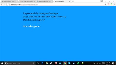 Procrastination The Game Devpost