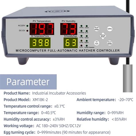 Xm 18k 2 Intelligent Humiture Incubator Controller Grandado