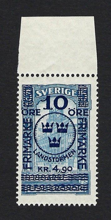Sweden 1931 Post Office 10o 5k Overprinted N 86 Catawiki