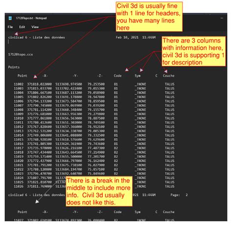 Solved Importing Points From Asc File Autodesk Community