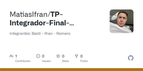 Github Matiasifrantp Integrador Final Died2021 Integrantes Baldi Ifran Romero