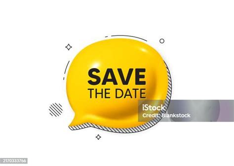 날짜 태그를 저장합니다 일정 모임 제안 만화 말풍선 3d 아이콘입니다 벡터 0명에 대한 스톡 벡터 아트 및 기타 이미지 0명 3차원 형태 고급 Istock