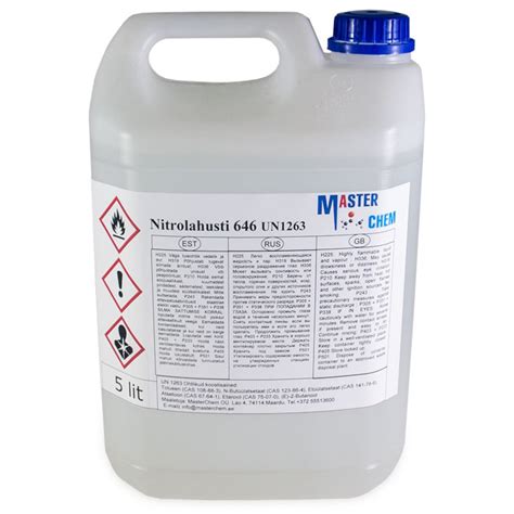 Nitro Thinner 646 - Chemistry For Industry - Solvents & Chemicals ...
