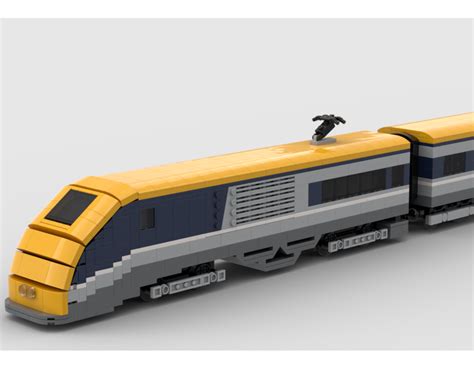 Lego Moc High Speed Passenger Train By Mrinstruction Rebrickable
