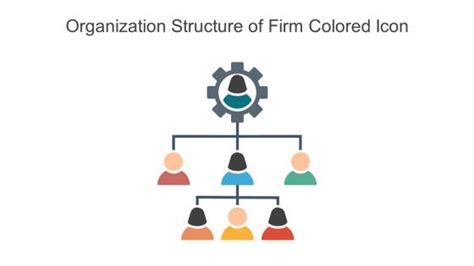 Organization Structure Of Firm Colored Icon In Powerpoint Pptx Png And Editable Eps Format Ppt