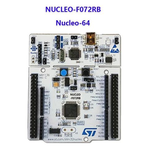 Плата разработки nucleo f072rb stm32f072rbt6 mcu nucleo 64 купить с