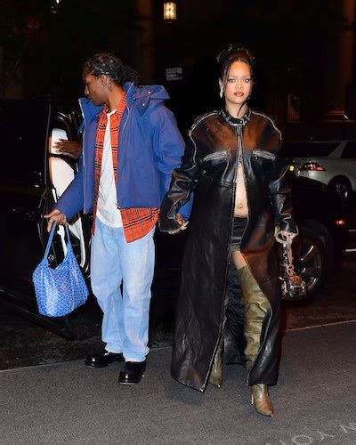 Rihannas Latest All Leather Look Is A Masterclass In Fall Layering
