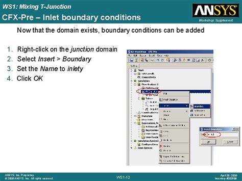 Workshop 1 Mixing Tjunction Introduction To Cfx Ansys