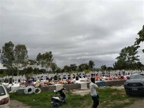 ခရစ်ယာန်သင်္ချိုင်းတစ်ခုထဲမှာပဲ ၁ လအတွင်း ကိုဗစ်ကြောင့် သေဆုံးသူ ၂၀၀ ကျော်လောက်ကို မြေမြုပ်သင