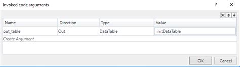 Invoke Code Creating Datatable Help Uipath Community Forum