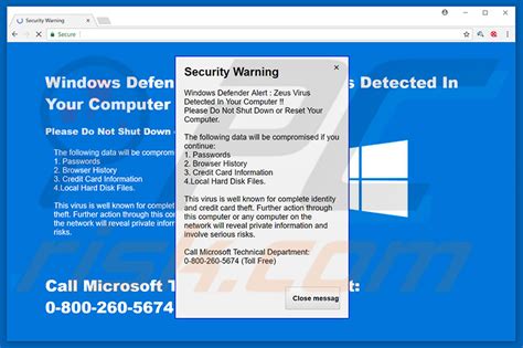 Security Warning Scam Easy Removal Steps Updated