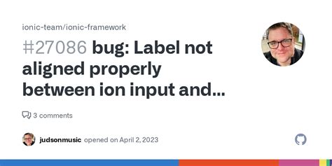 Bug Label Not Aligned Properly Between Ion Input And Ion Select When