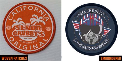 Woven Patches Vs Embroidered Patches What Are The Difference