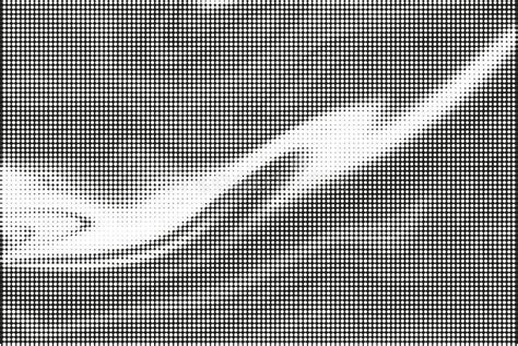 Abstract Geometric Halftone Background Dark Dots On White Background