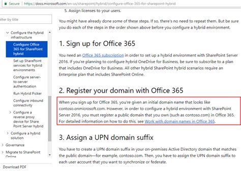 Search Why Public Domain Is Need To Configure Sharepoint Hybrid And