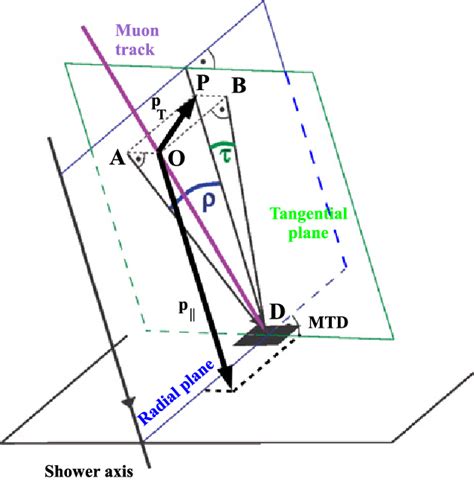 definition of radial ρ and tangential τ angles download