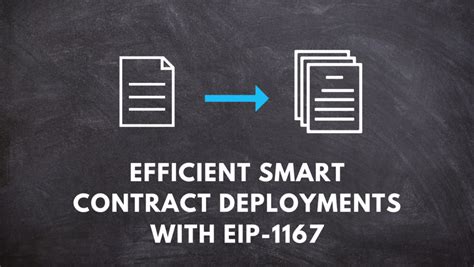 Efficient Smart Contract Deployments With Eip 1167 Bitsbyblocks