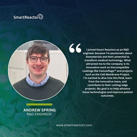 Smartreactors Rdengineer Biomaterials Medicaltechnology Teamspotlight Smart Reactors
