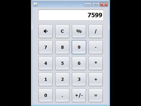 How To Create A Calculator In Java NetBeans YouTube