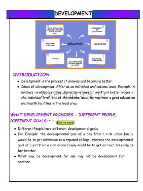 Ch 1 Development Notes Pdf