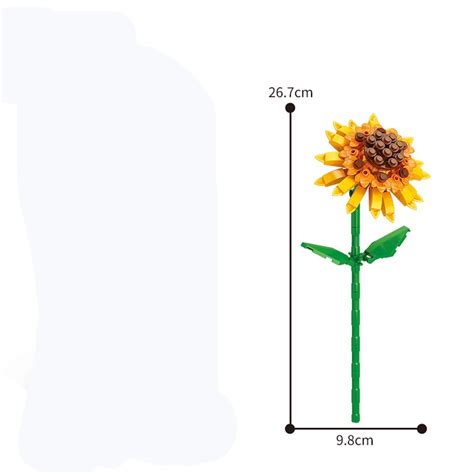 13 Styles Pretty Flower Building Blocks Rose Valentines Lavender Peach Lily Of The Valley Tulip