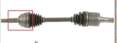 Car Driven With The Wrong CV Axle Installed