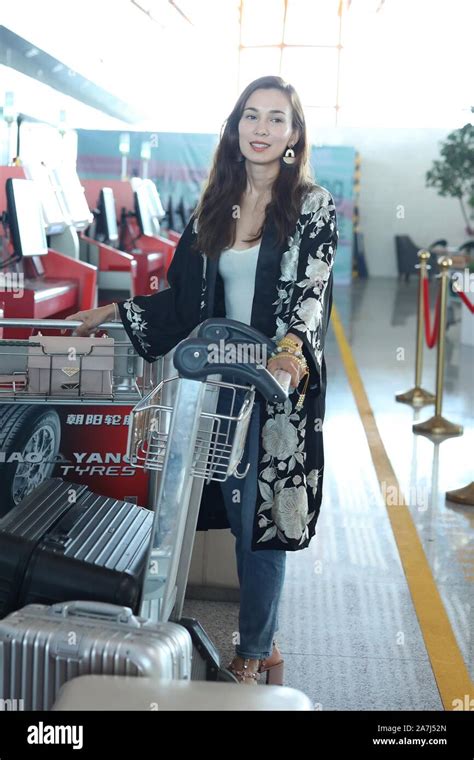 Hong Kong Actress Singer Songwriter Model And Martial Artist Celina Jade Arrives At The