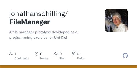 Github Jonathanschilling Filemanager A File Manager Prototype Developed As A Programming
