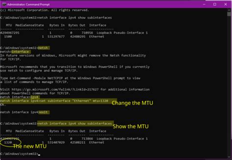 Changing Windows MTU AAISP Support Site