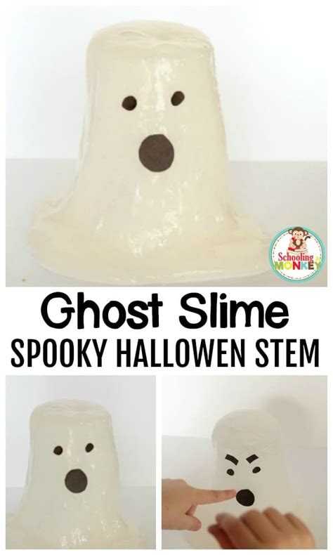 How To Make Spooky Oozy Ghost Slime For Halloween