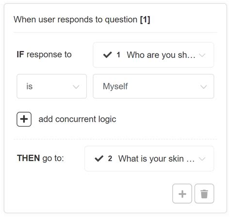 Conditional Logic Revenuehunt Documentation
