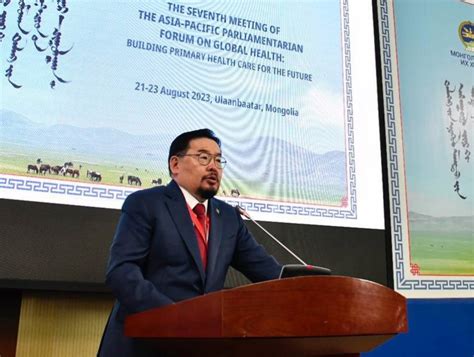 Ази Номхон далайн орнуудын парламентчдын Vii чуулганыг нээж УИХ ын дарга Г Занданшатар үг