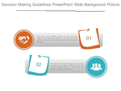 Decision Making Guidelines Powerpoint Slide Background Picture