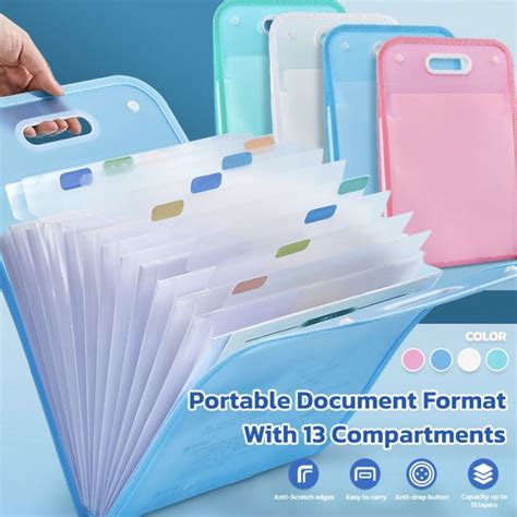 13 Layer Folder File Organizer With Handle Expanding File Folder Test