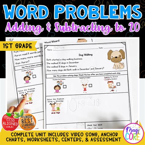 Worksheets Addition And Subtraction Word Problems