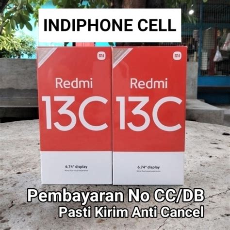 Jual Redmi 13c Ram 8 256 Gb Garansi Resmi No Repack Shopee Indonesia