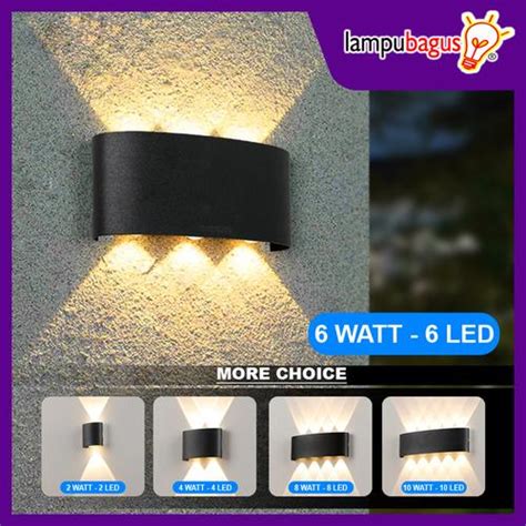 Promo Lampu Dinding Minimalis Lampu Hias Dinding Tempel LED Teras Rumah Watt Jakarta