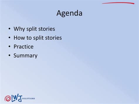 Splitting User Stories Pptx
