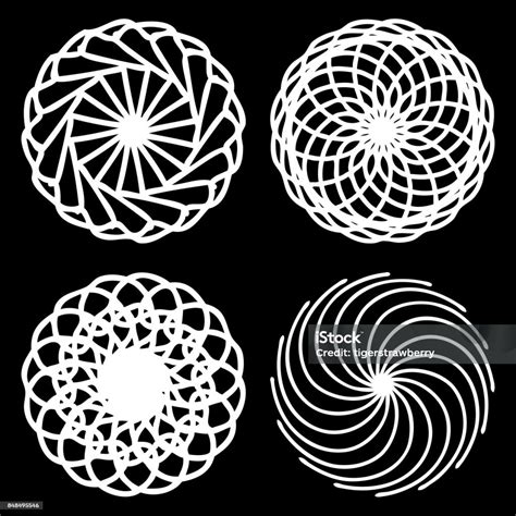 모노크롬 추상 만다라 신성한 기하학 고립 된 생활 로터스의 씨앗 꽃 종교 철학 신비주의 영 성 신성한 기하학 마술 신비주의 명상 벡터입니다 Freemasons에 대한 스톡