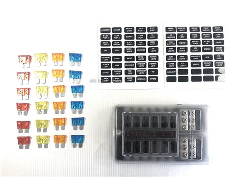 табло държач за предпазители бушони за автомобили лодки джипове Ел