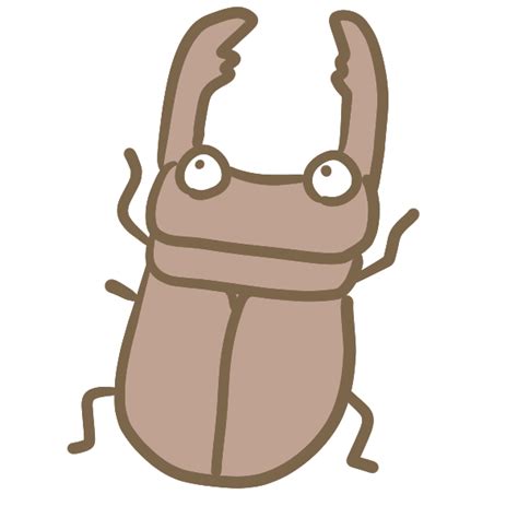 クワガタのイラスト かわいいフリー素材が無料のイラストレイン