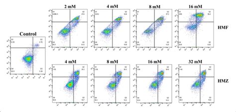 Effects Of Hmf And Hmz At Different Concentrations On Apoptosis In