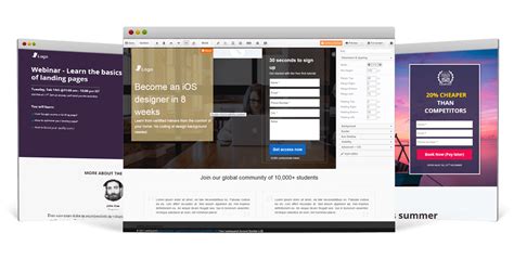 responsive landing page builder leadsquared marketing software