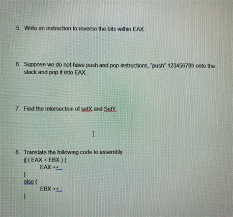 Solved What Is The Final Value Of Ax After This Code Has