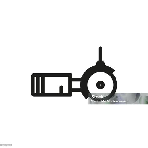 앵글 그라인더 라인 아이콘 도구 및 장비 커터 기호 벡터 그래픽 흰색 배경의 선형 패턴 스톡 일러스트레이션 10에 대한 스톡 벡터 아트 및 기타 이미지 Istock