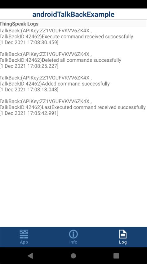 Communicate Using Thingspeak Talkback On Android Matlab Simulink